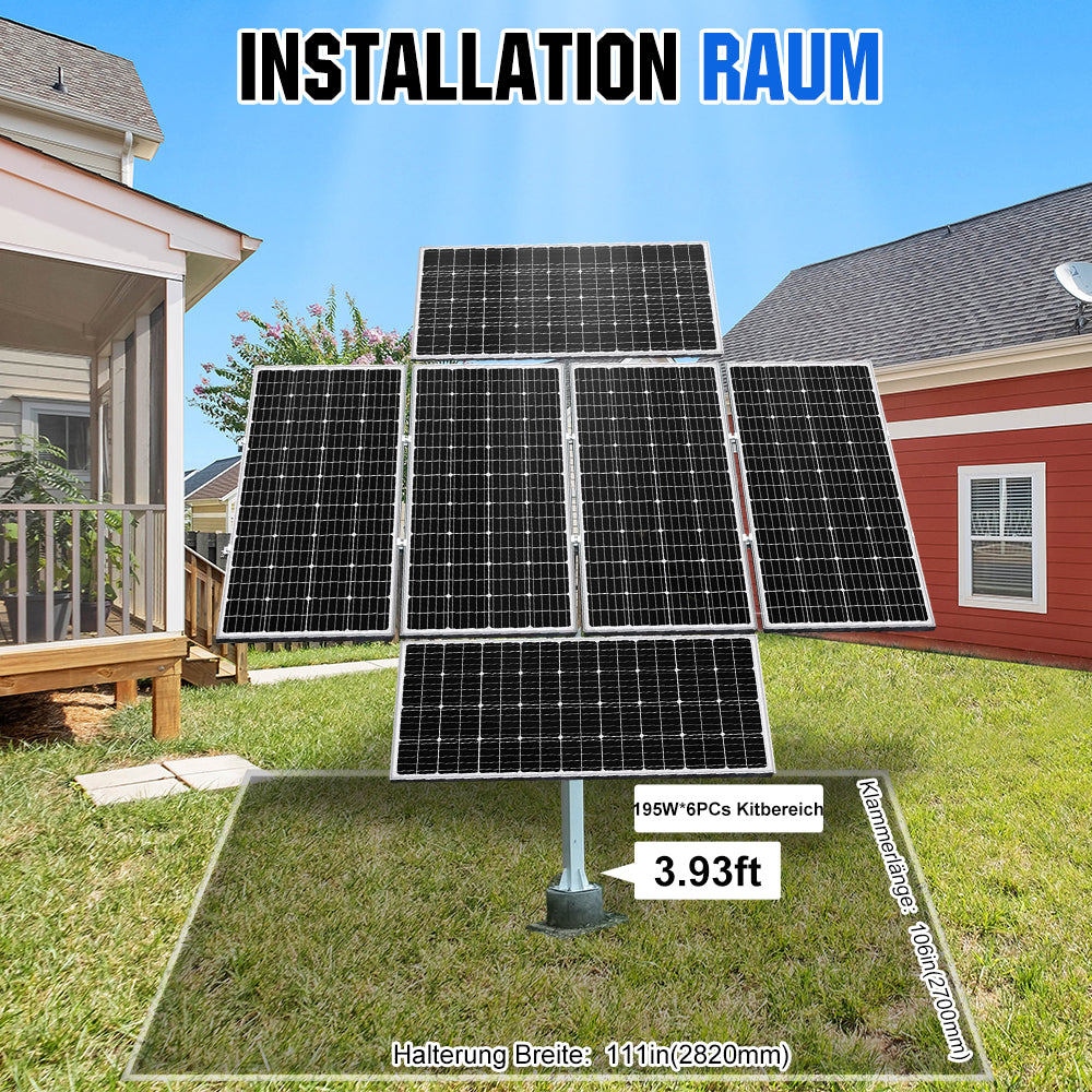 Zweiachsiges Solar Tracking System mit Solar Tracker | ECO-WORTHY – eco ...
