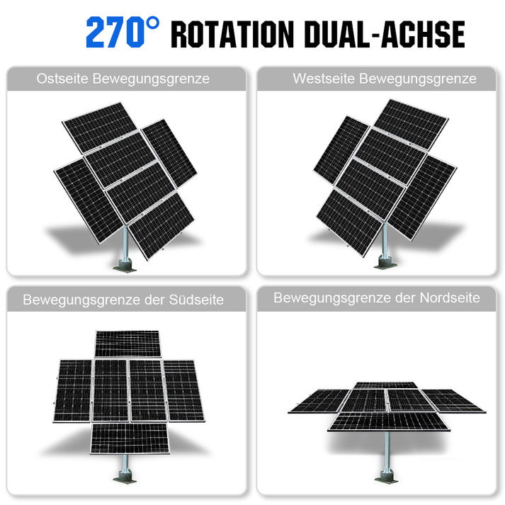 Zweiachsiges Solar Tracking System mit Solar Tracker | ECO-WORTHY#N ...