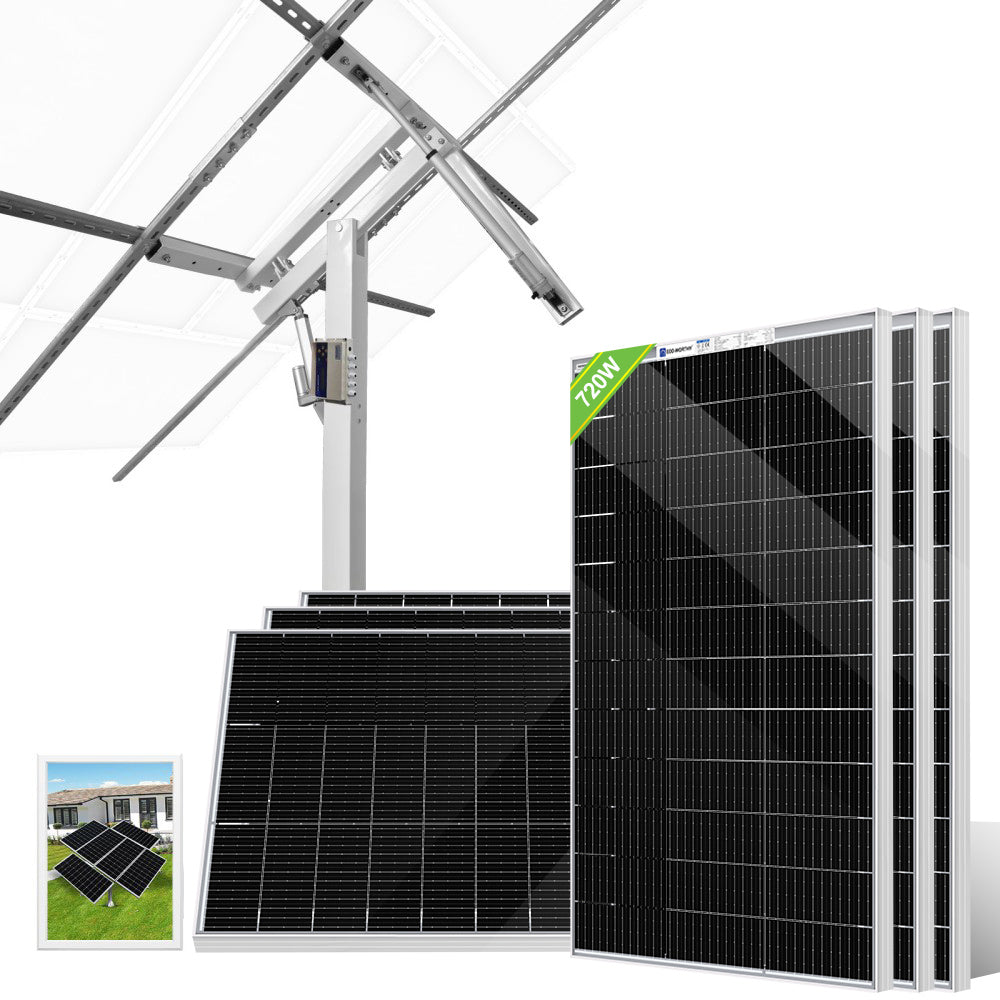 Zweiachsiges Solar Tracking System mit Solar Tracker | ECO-WORTHY – eco ...
